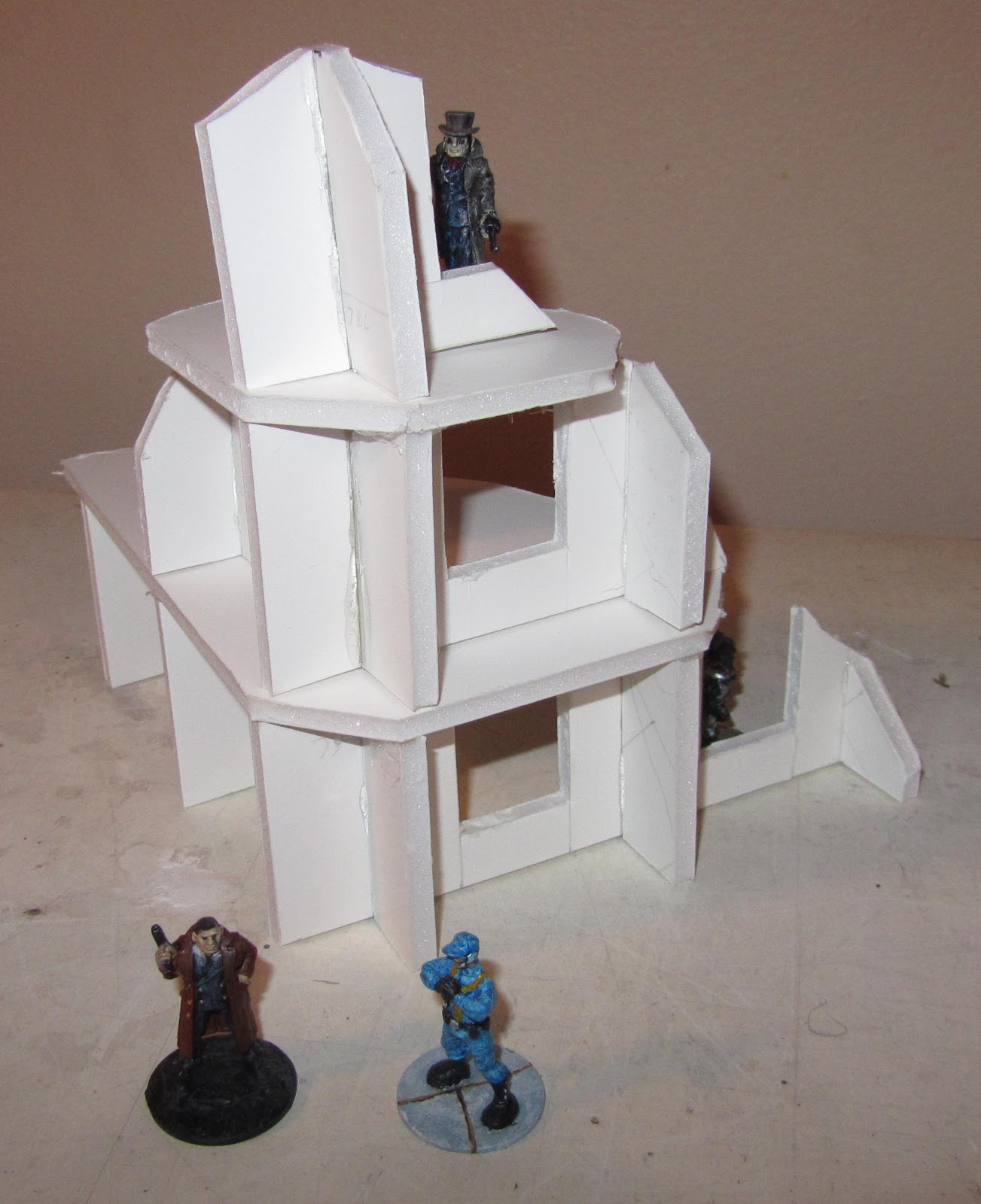 Foamcore Buildings for Post-Apocalyptic Campaign – Chicago Skirmish ...