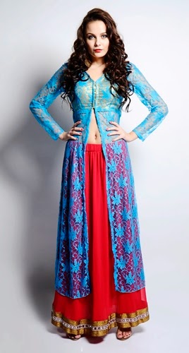 Double Shirt Dresses 2014-2015 | Front Open Double Shirts Designs ...