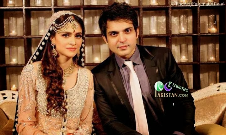 * Pakistani Actress Areej Fatima Engagement Pictures * ~ Dulha & Dulhan