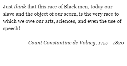 Black Manhood In An Age of Colonial Oppression: QUOTE: Count Constatine ...