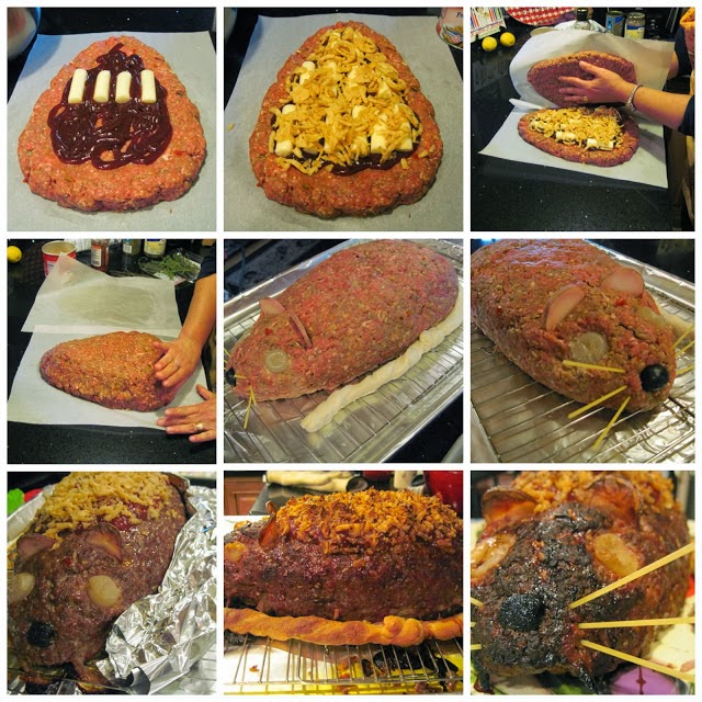 the queen of halloween: RAT MEATLOAF.... IT'S WHAT'S FOR DINNER