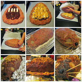 the queen of halloween: RAT MEATLOAF.... IT'S WHAT'S FOR DINNER
