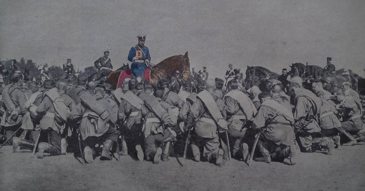 The Things I Enjoy: Tsar Nicholas II blesses soldiers leaving for the ...