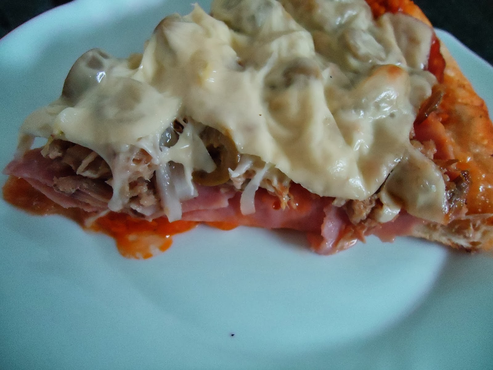 Doce Tentação: pizza de atum e cebola