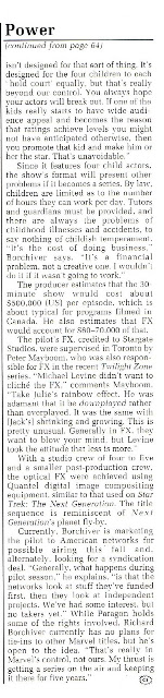 STARLOGGED - GEEK MEDIA AGAIN: 1992: THE POWER PACK TV PILOT in COMICS ...