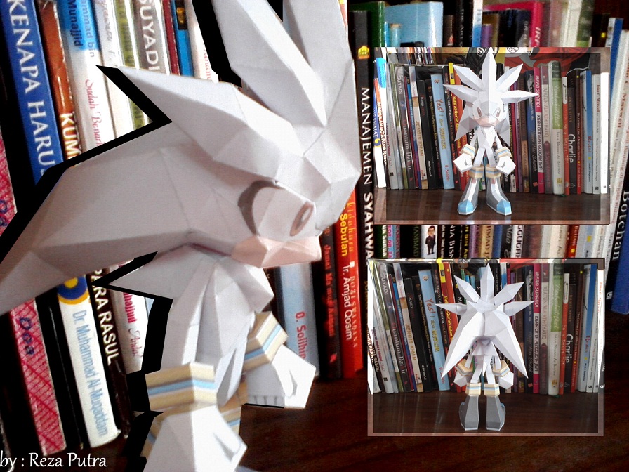 PUTRA'S BLOG: Papercraft Sonic - Silver The Hedgehog