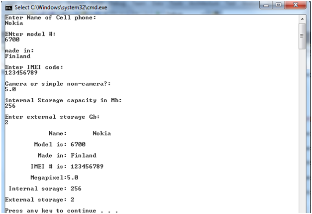 Programmers Inn: Cell Phone Class in C#