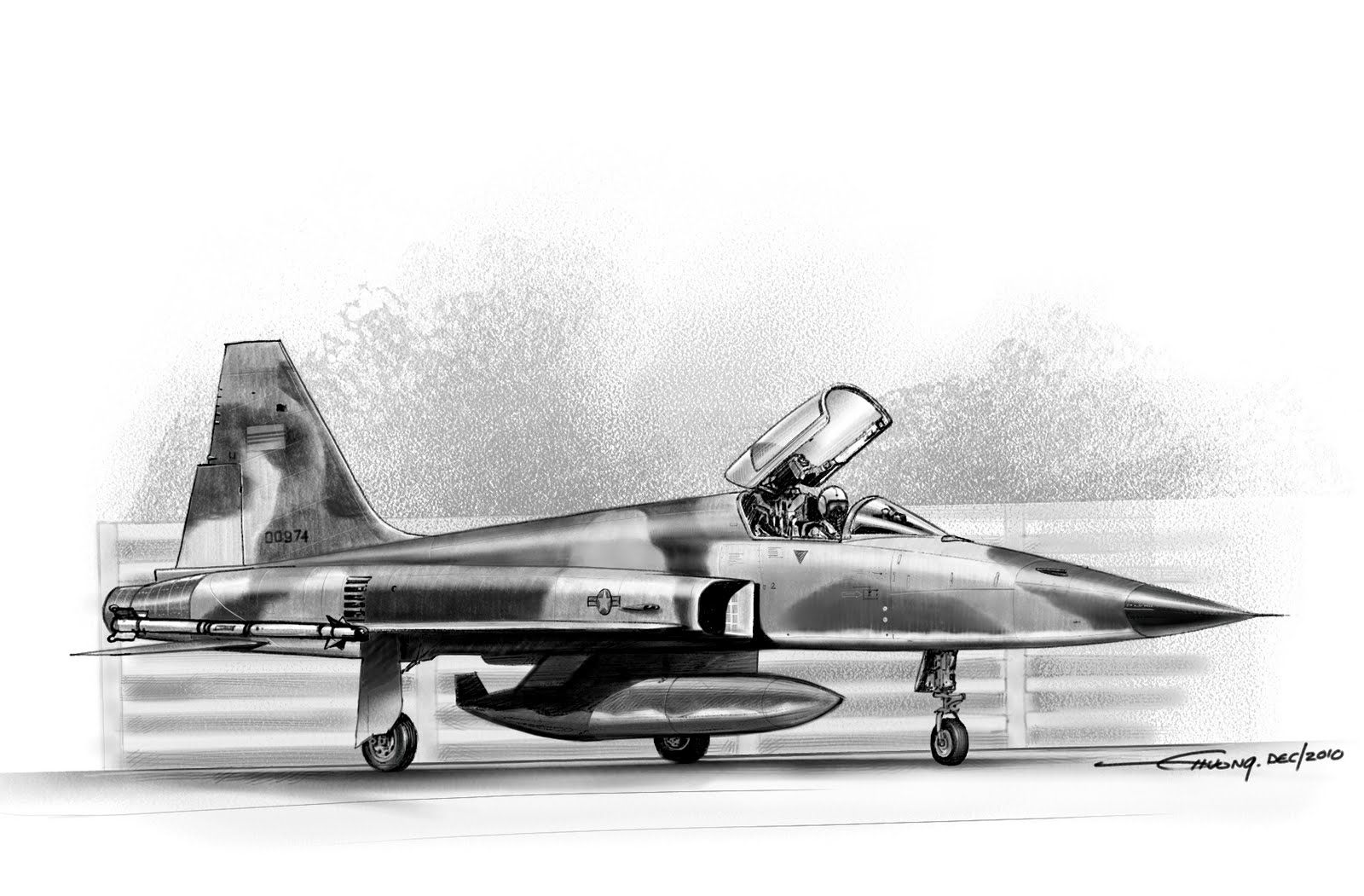 VNAF: VNAF F-5E Tiger II Freedom Fighter of the 538th FS alerted at ...