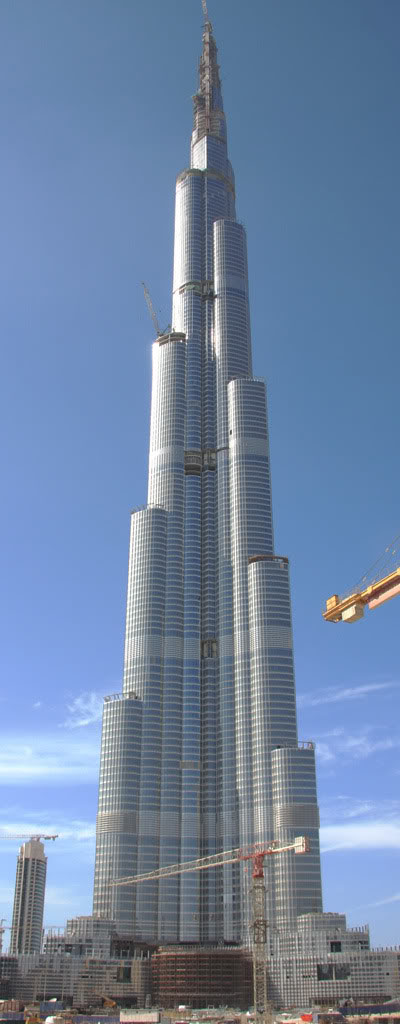 Burj Dubai , tallest man made structure