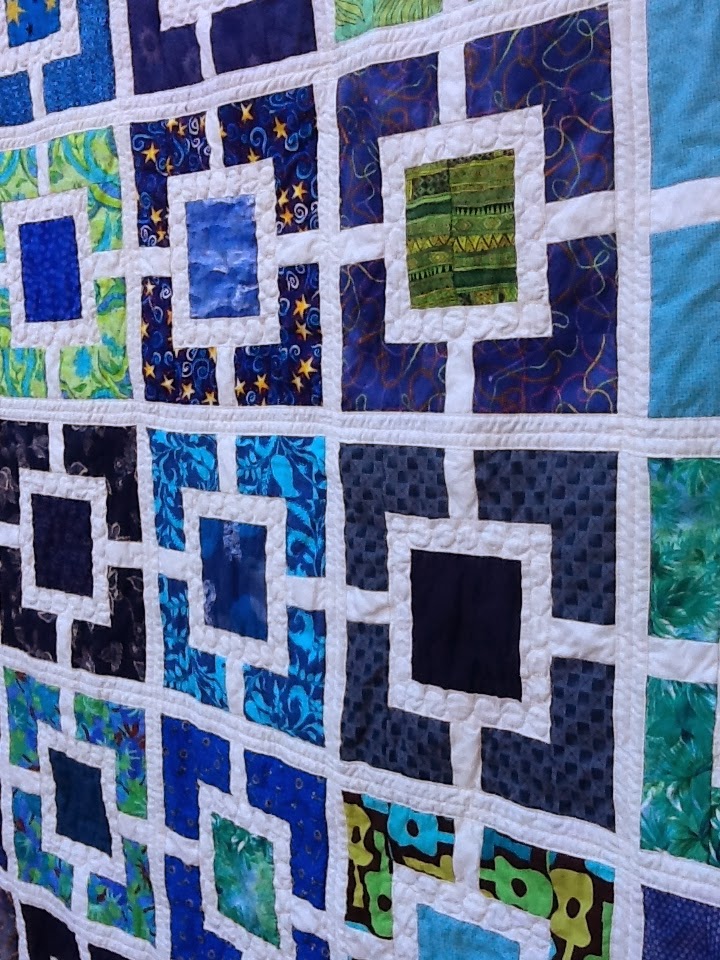 Studio Dragonfly: First Finish for 2014 - A Quilt for Adam