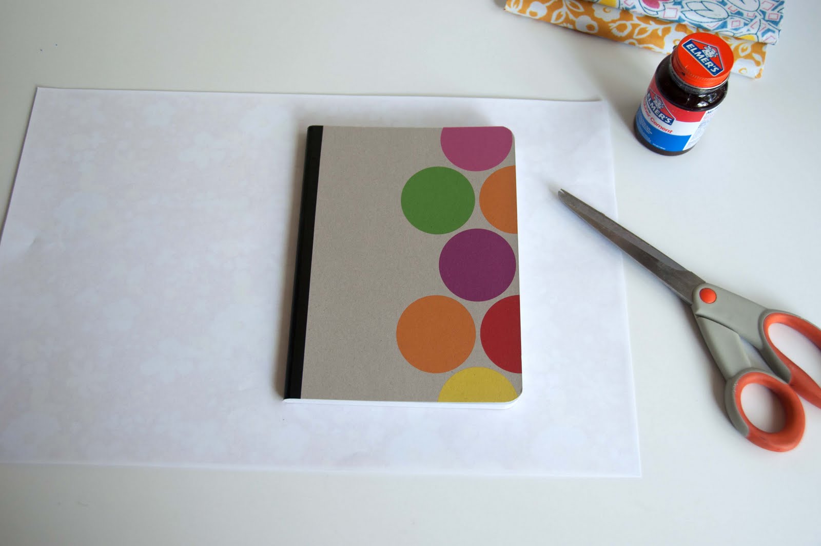 Aesthetic Nest: Craft: Pretty Paper-Covered Composition Books (Tutorial)