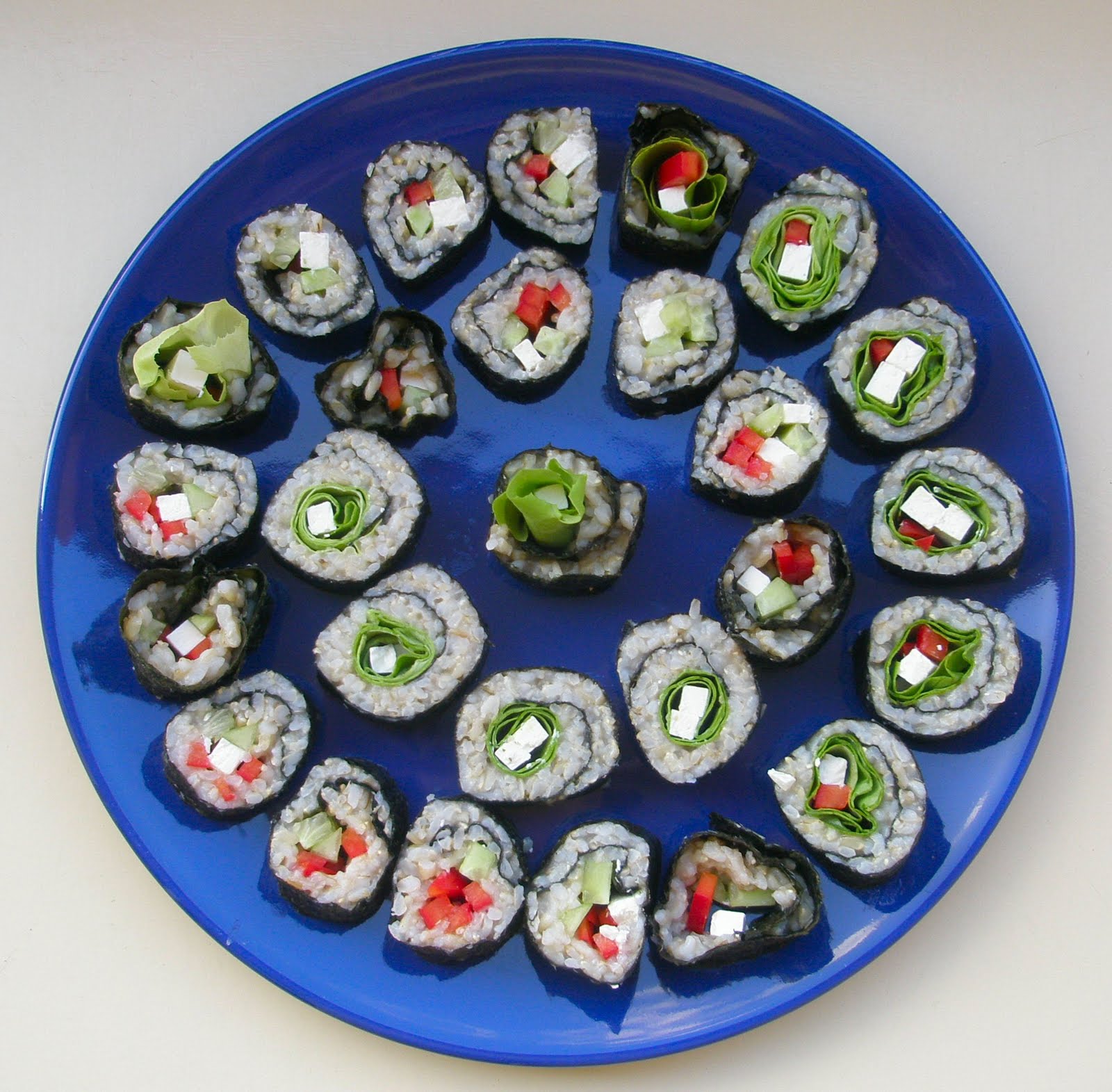 Makrobiotyka - mój styl życia: Wegańskie sushi