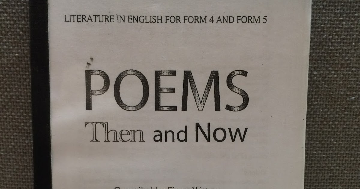 Literature in English for SPM