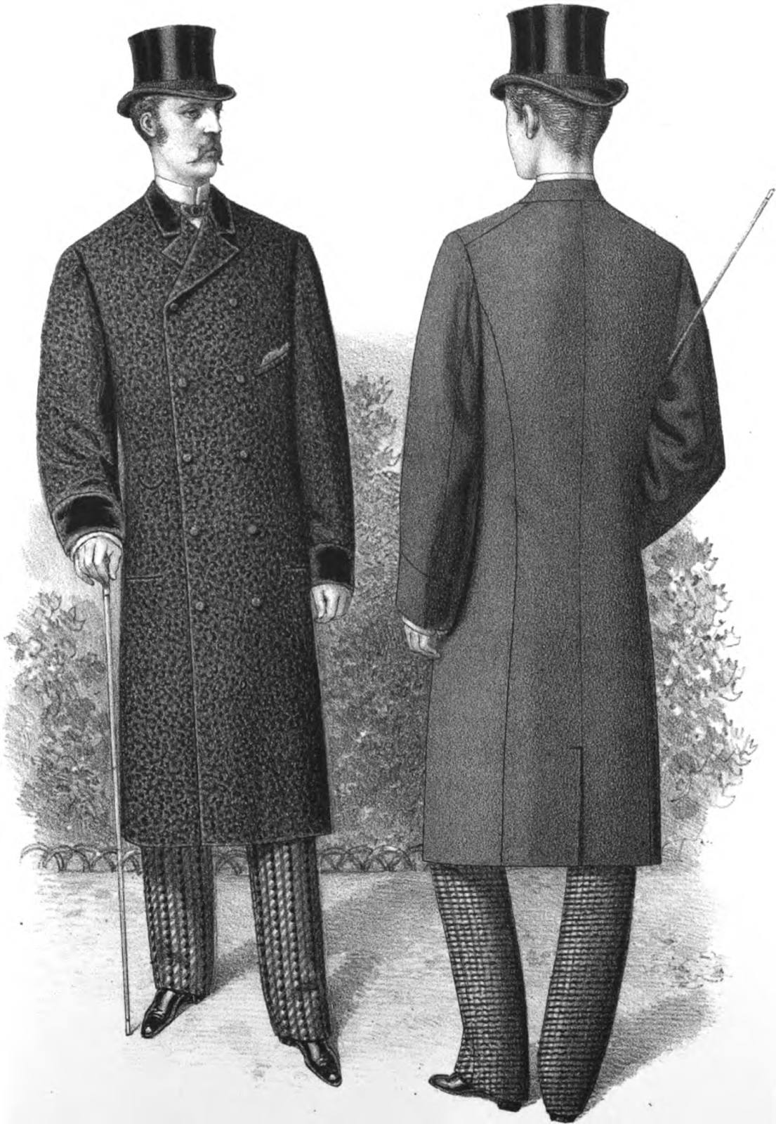 19th Century Historical Tidbits: 1882 Men's & Women's Fashions