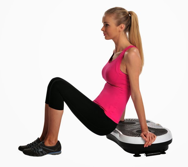 Vibrostation: Use your Vibrostation vibration plate to target tums and bums