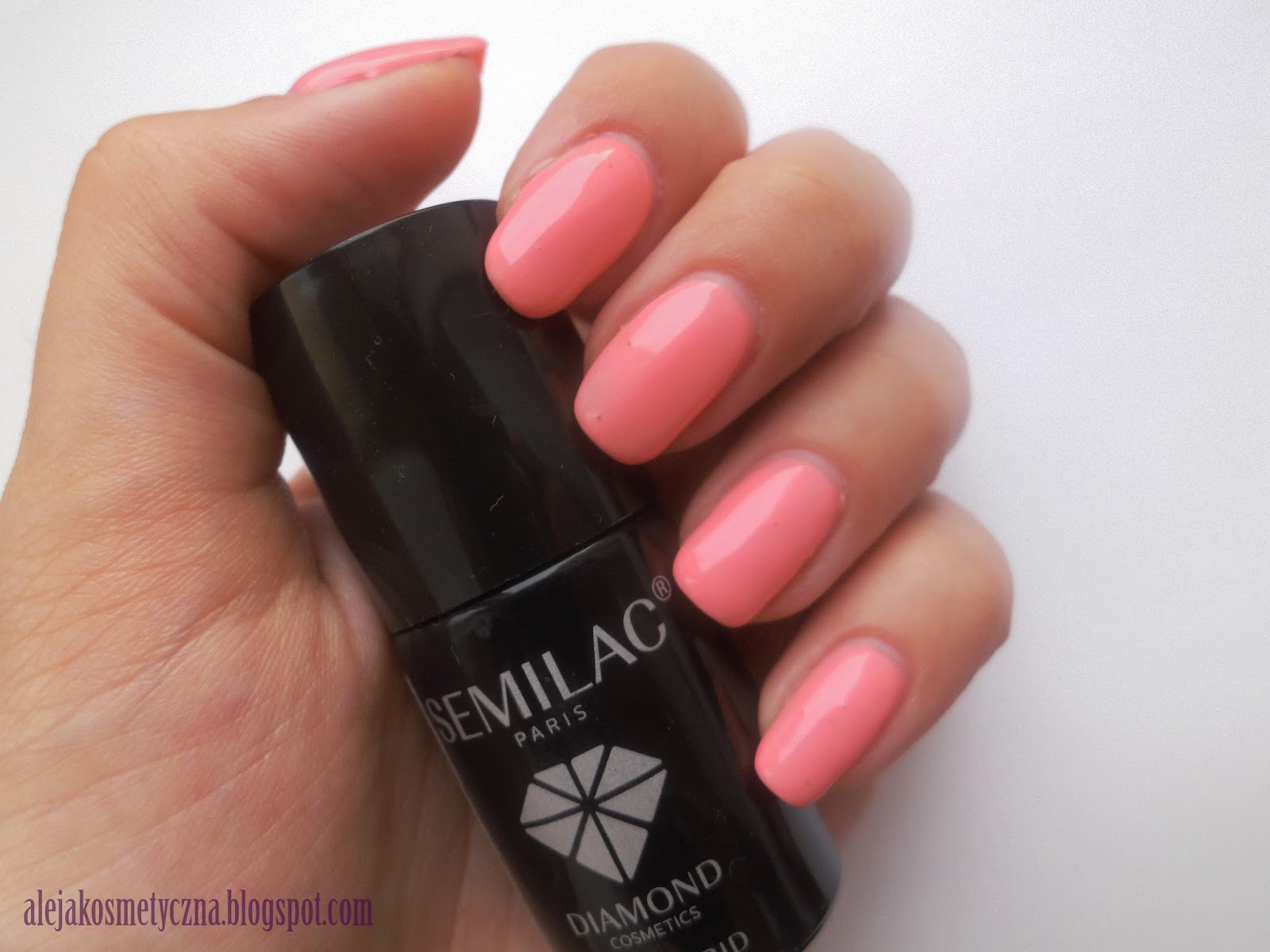 Lakier hybrydowy nr 102 Pastel Peach - Semilac:) | Aleja Kosmetyczna ...