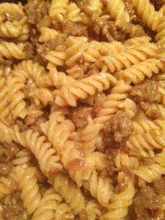 5 Element Food: Breakfast Pasta with Sausage and Sage