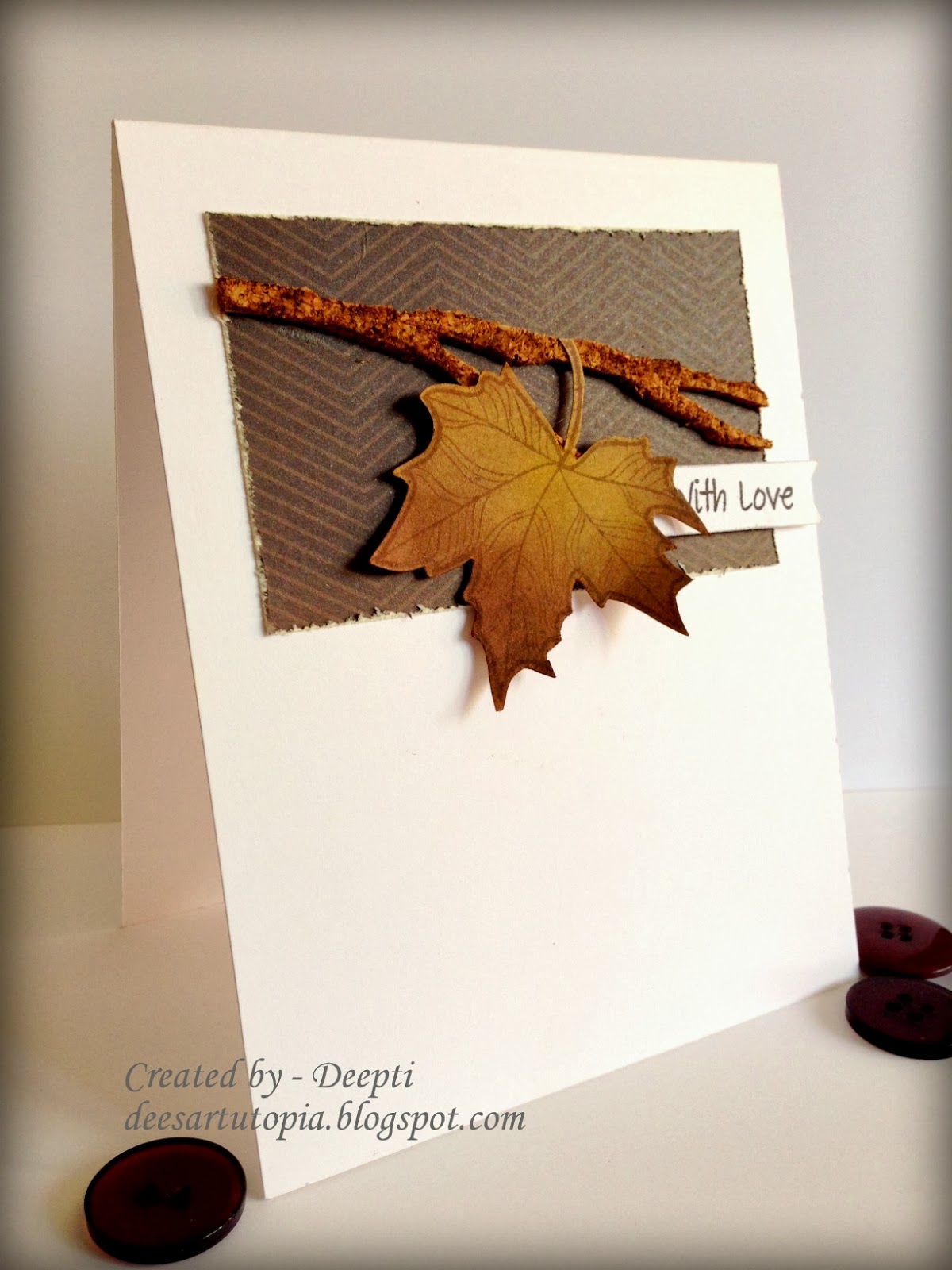 Dee's Art Utopia: In love with Maple leaf...