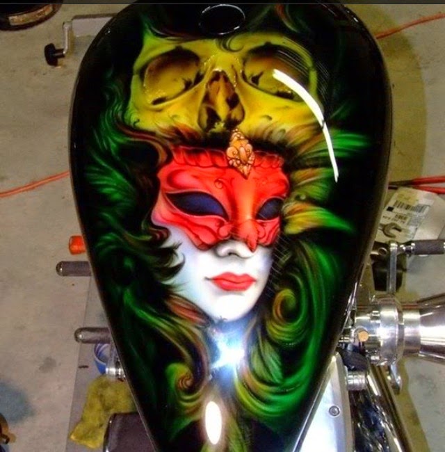 Hydro Dipping Motorcycle Gas Tank | MODIFICATION UNIQUE