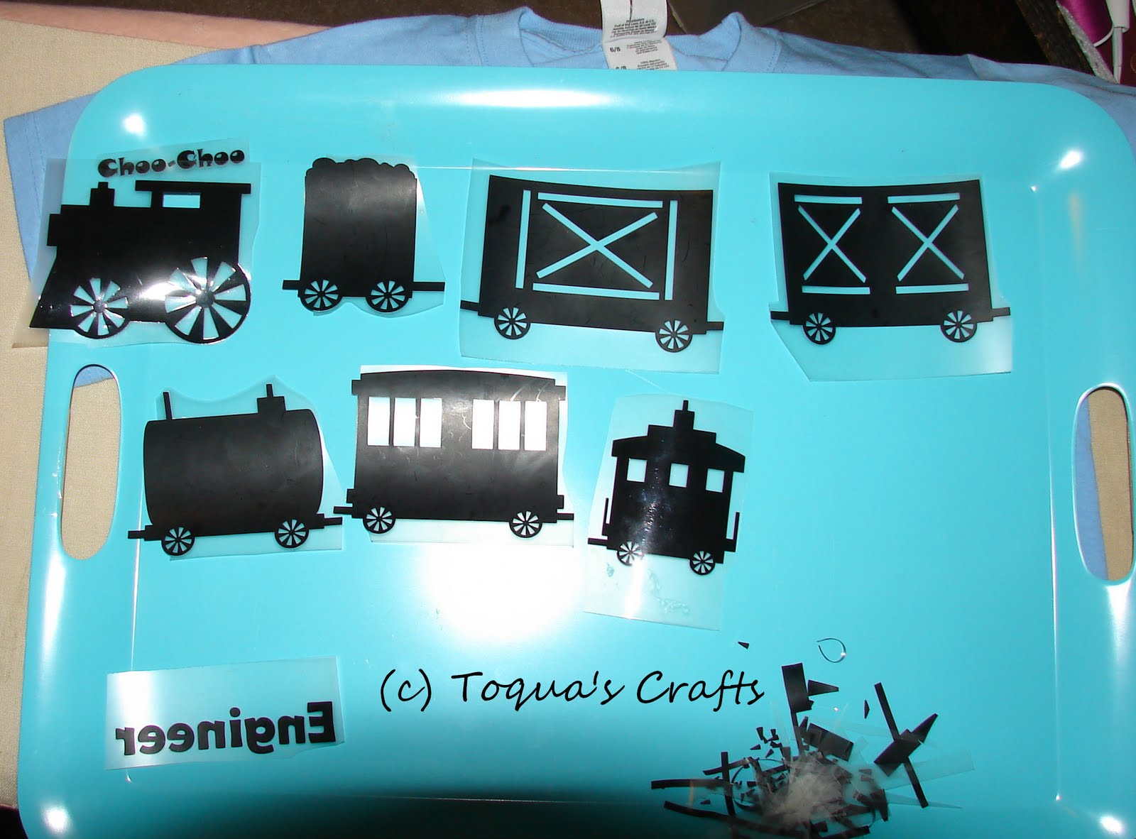 Toqua's Crafts: Chuga-Chuga Choo-Choo!