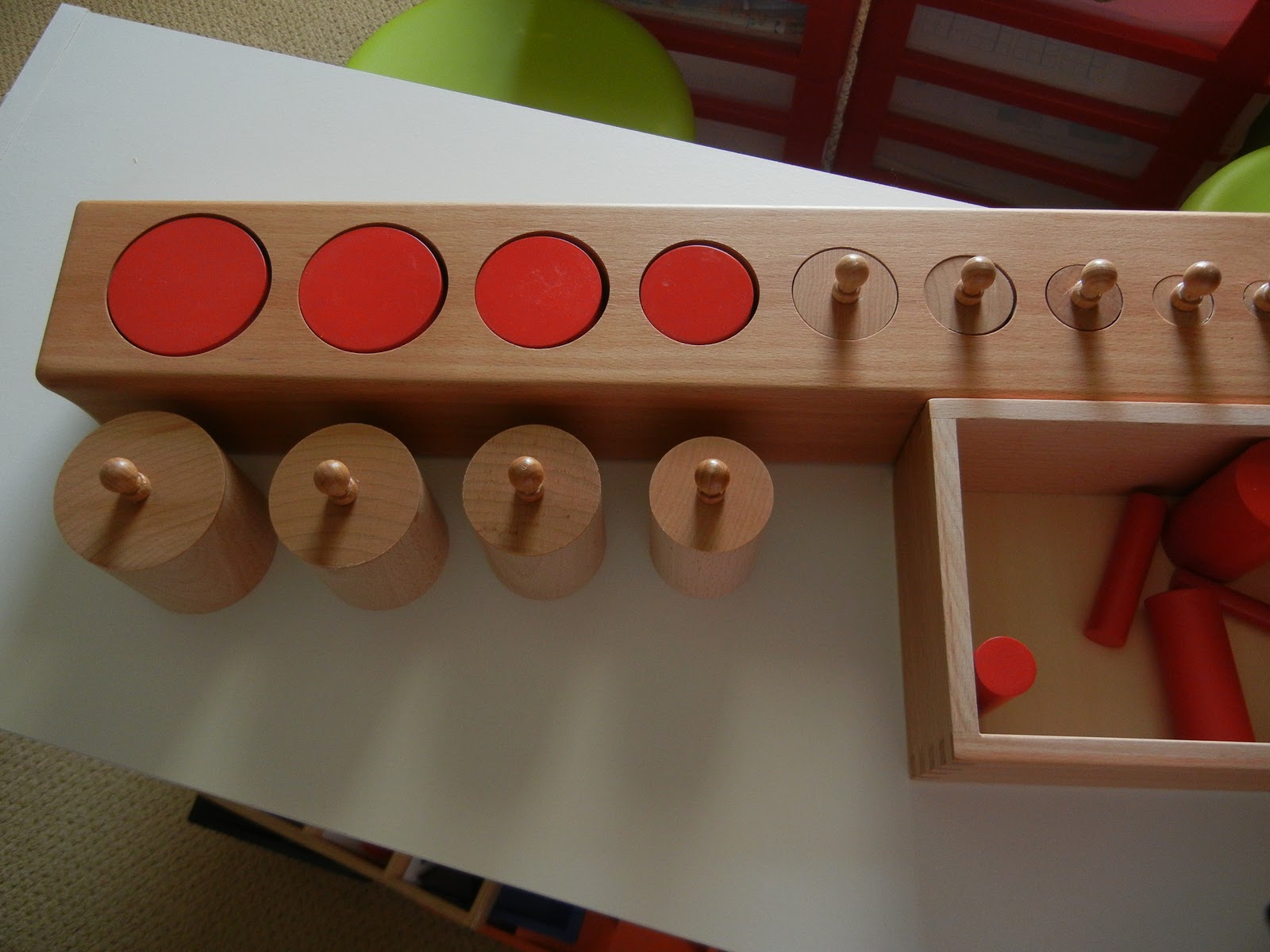 Knobbed & Knobless Cylinders, Montessori Sensorial At Home - "Making ...