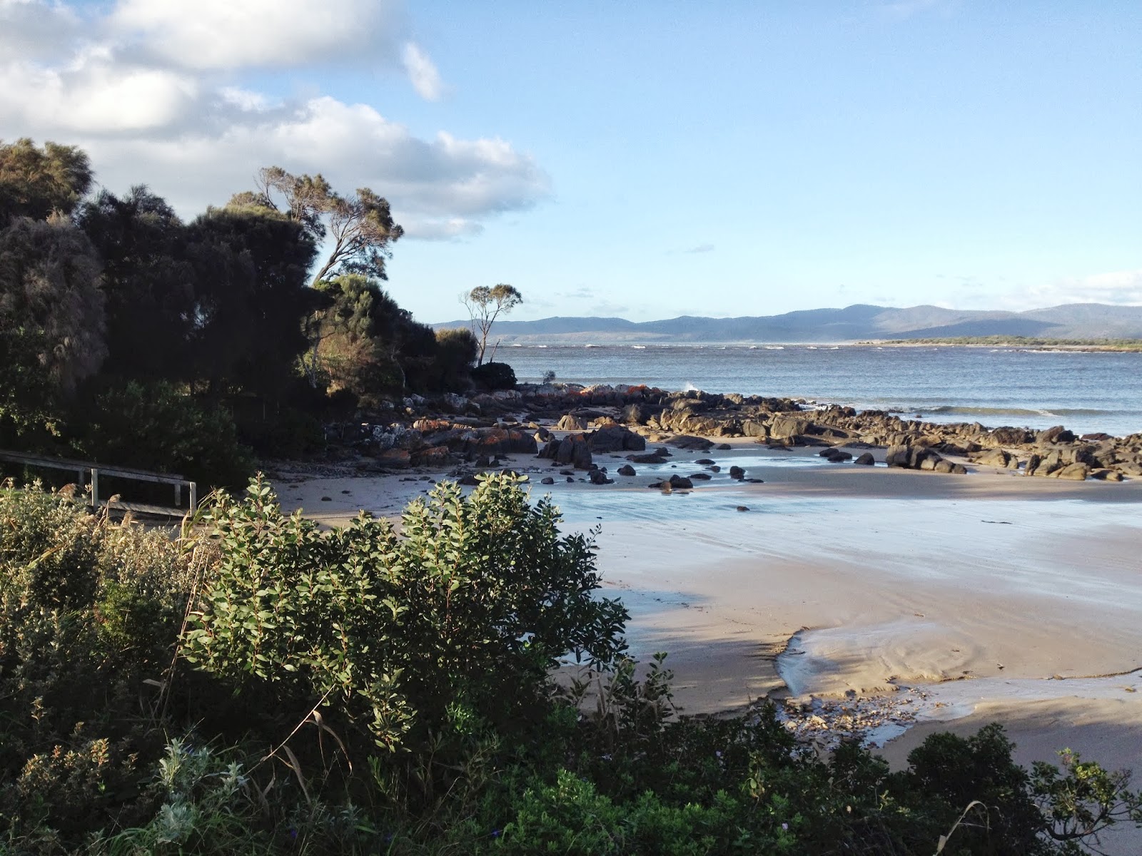 Tribulations pacifiques: Hawley Beach, Tasmania