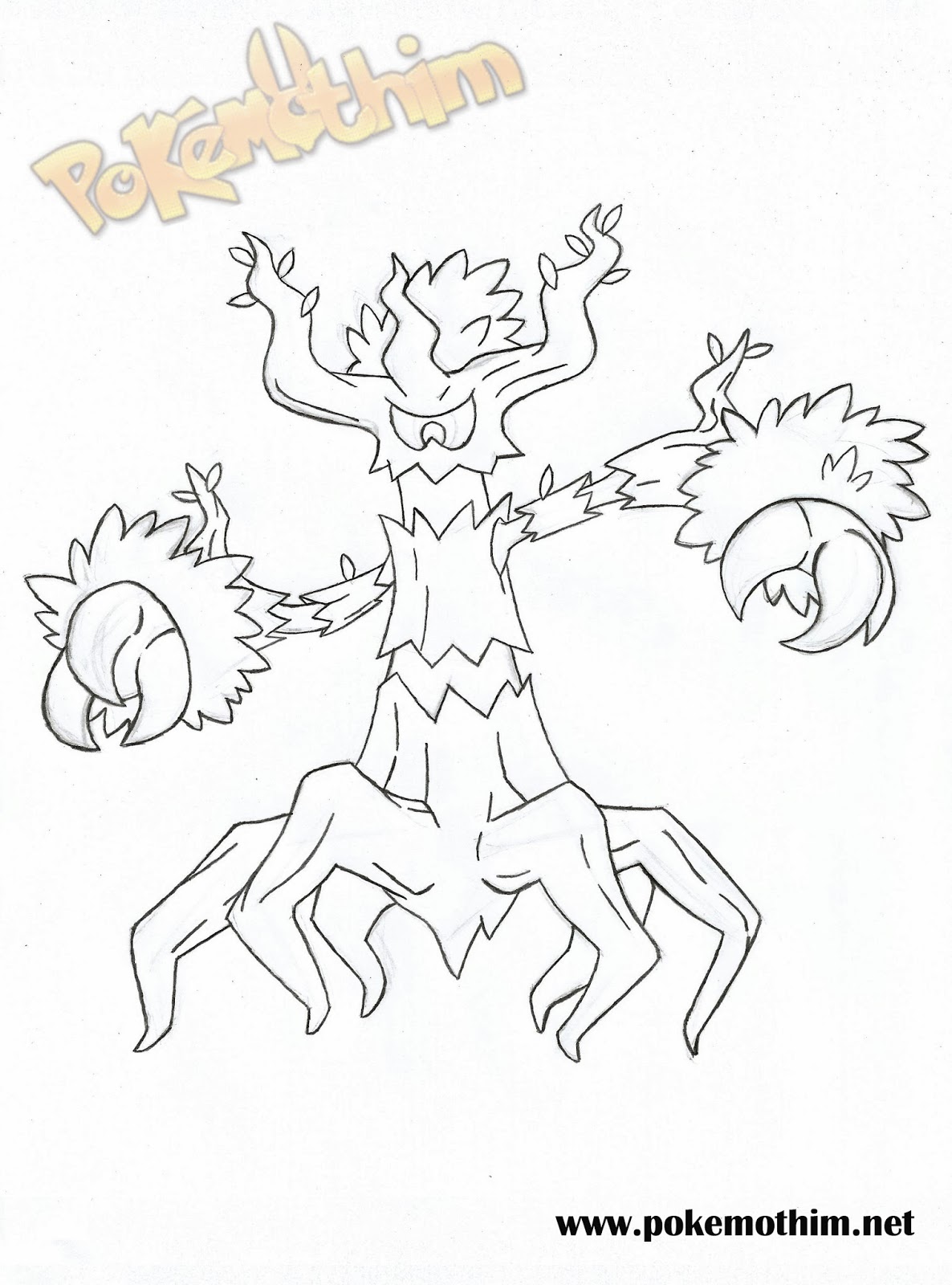 Tutorial de Desenho: Trevenant - Pokémothim