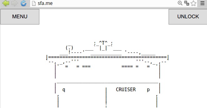 ASCII Art Boats: Cruiser ship ASCII Art