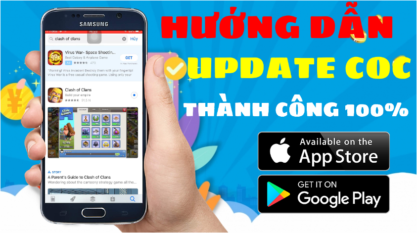 Hướng dẫn update game COC mới nhất 2020 thành công 100% | Clash of ...