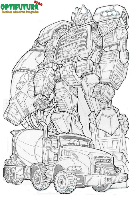 Transformers [Dibujos para colorear] ~ Optifutura