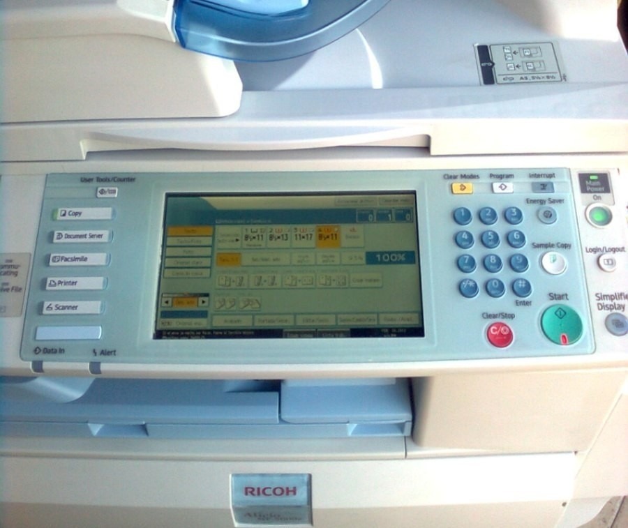 Hướng dẫn cài đặt IP máy photocopy Ricoh MP 4000/MP5000/MP 5001