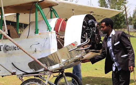 Man builds homemade aircraft by watching YouTube videos
