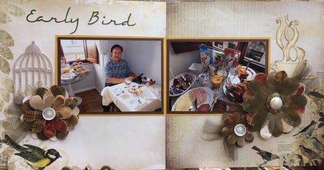 Beverly's Blog: Early Bird Layout using 2 different paper lines