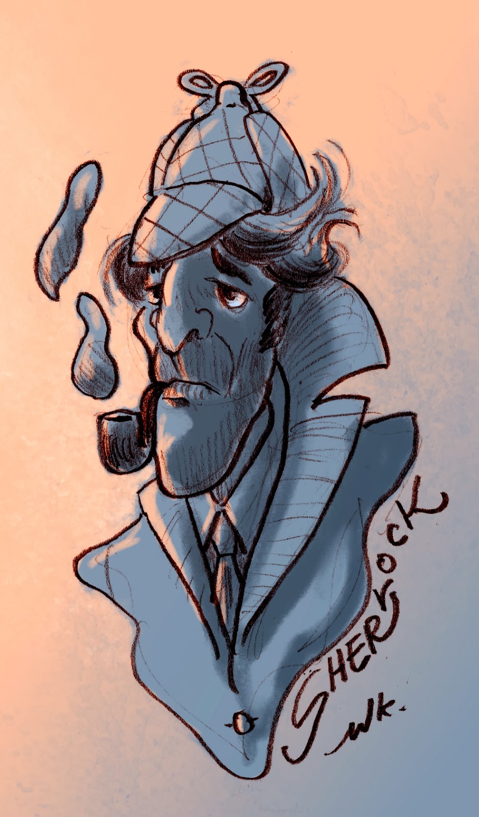 Drawing the Sword: Sketch Dailies: Sherlock