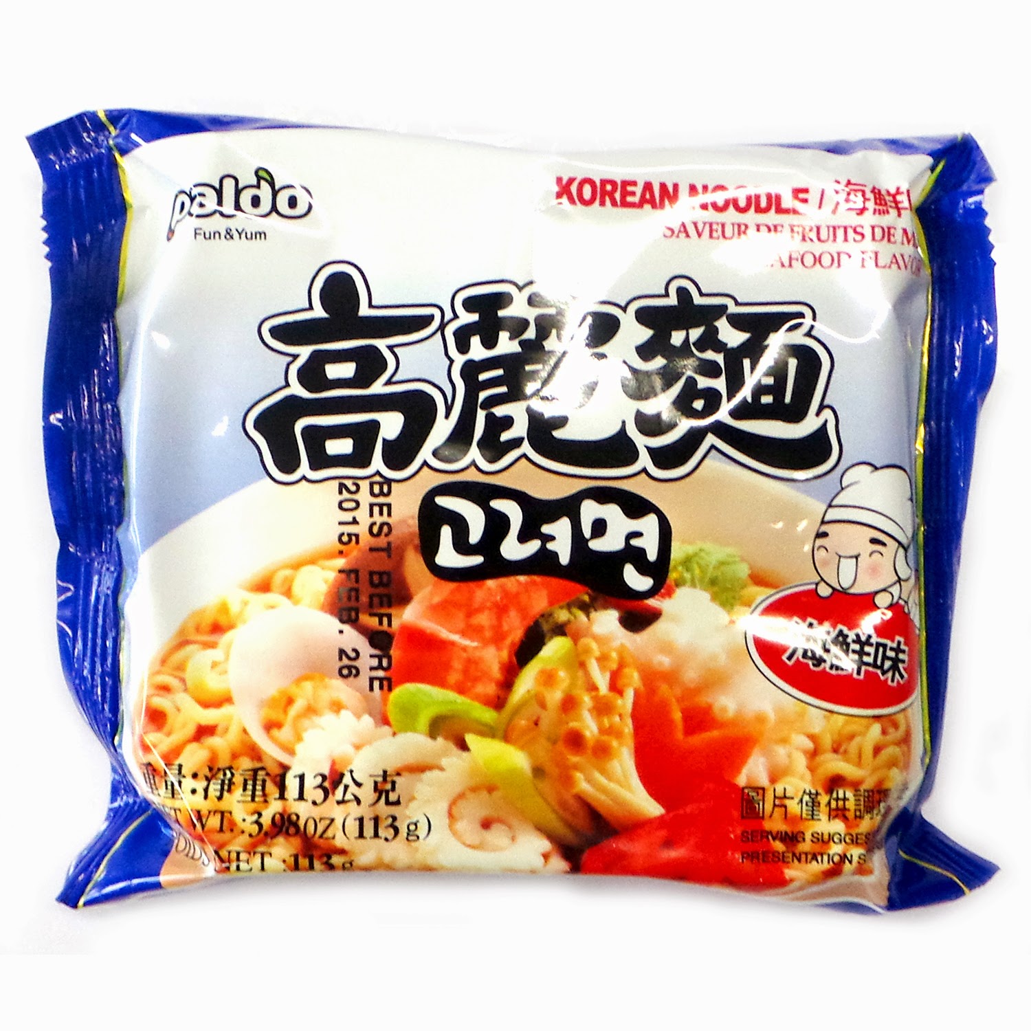 Instant Noodle King: Paldo Korean Noodle Seafood Flavor
