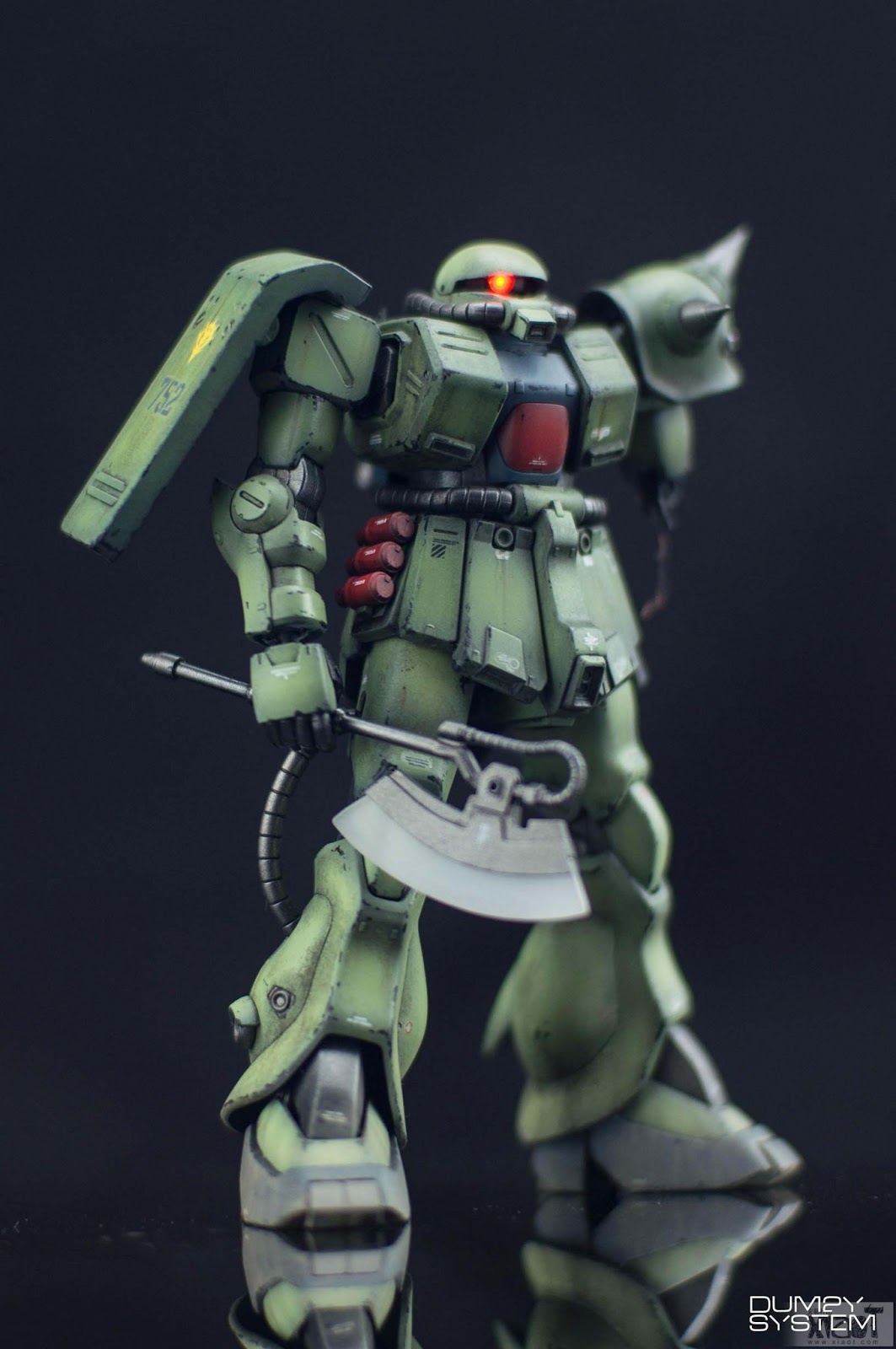 GUNDAM GUY: HGUC 1/144 MS-06FZ Zaku II - Customized Build