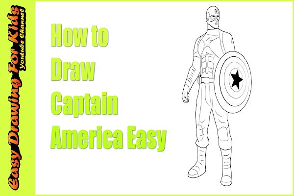 How to Draw Captain America Easy | Drawing Course for Beginners
