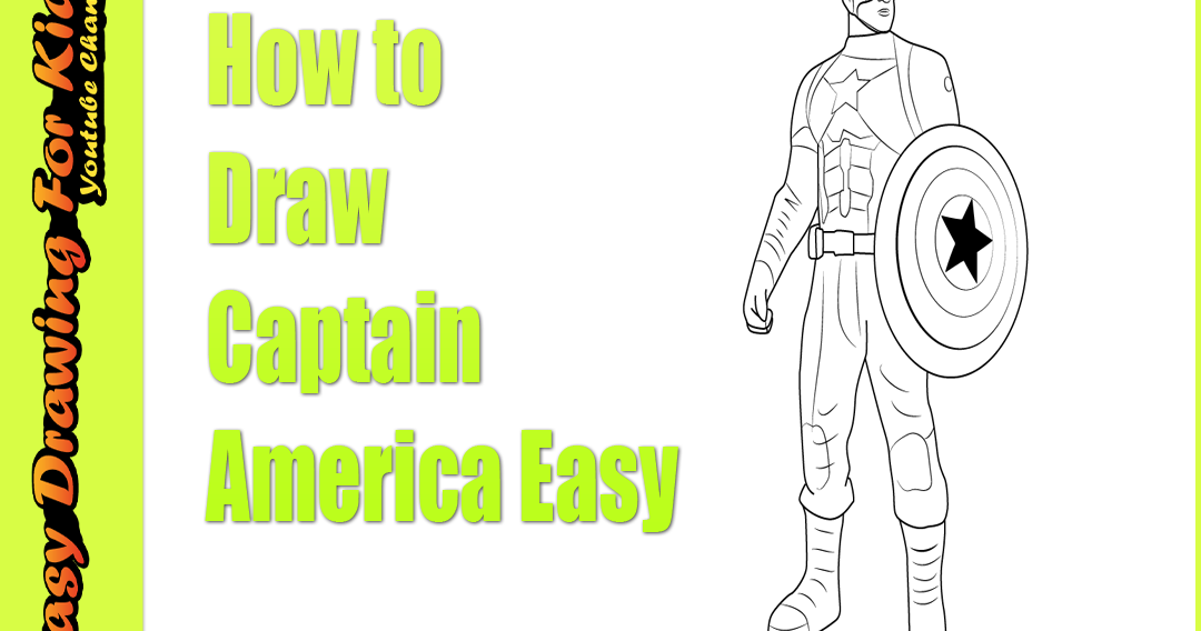 How to Draw Captain America Easy | Drawing Course for Beginners