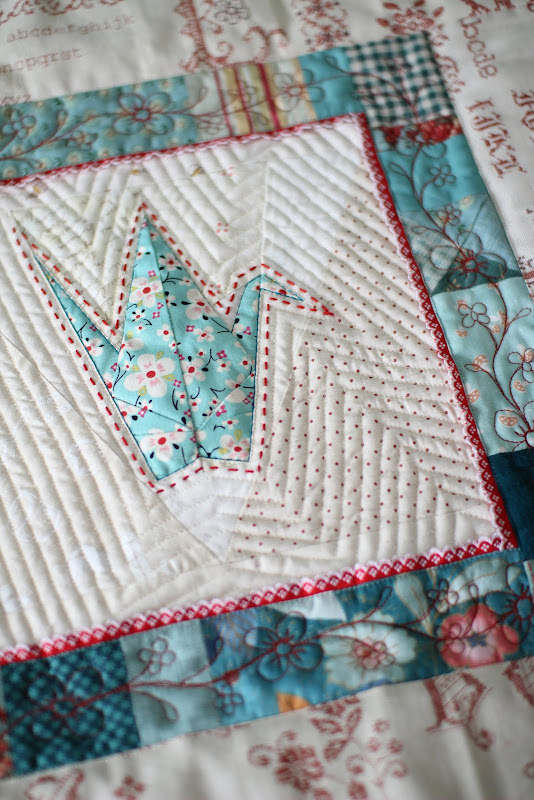 PatchworkPottery: Lonely Crane