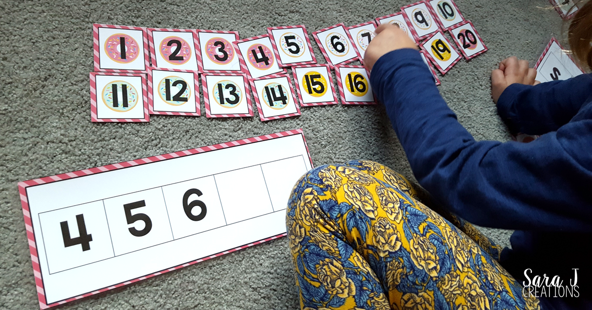 Donut Themed Math & Literacy Fun | Sara J Creations