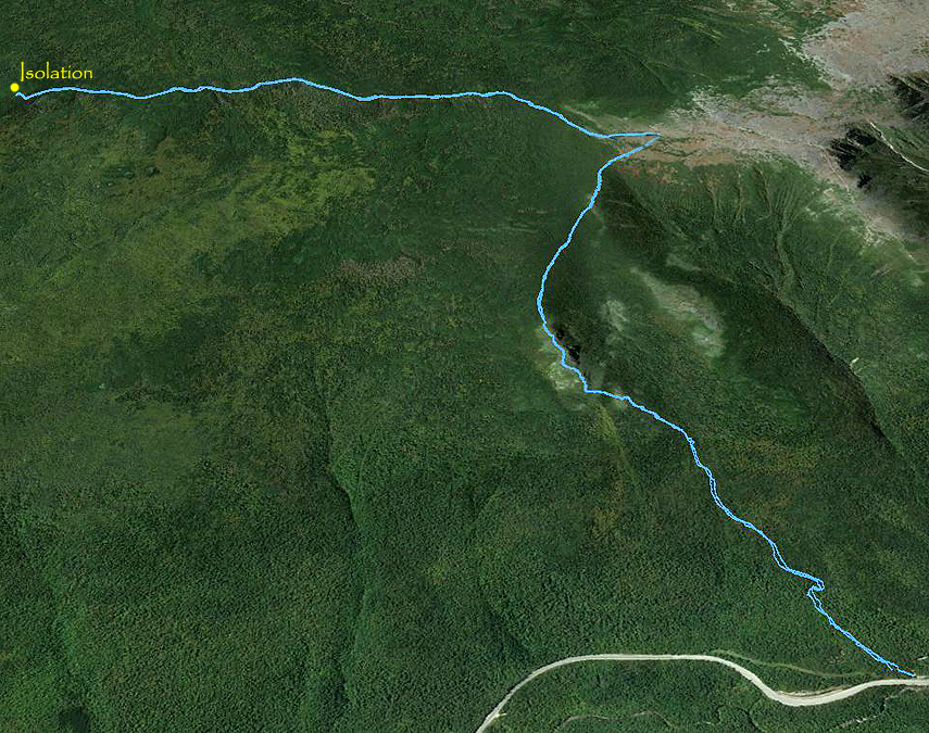 Hiking in the White Mountains: Summer in November . . . Mount Isolation