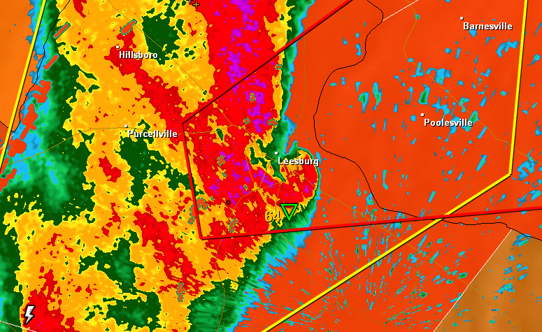 Storm Chaser's Forecasts: Possible Tornado in Leesburg