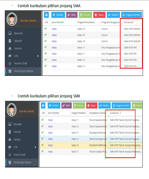 Panduan Entri Nilai Rapor untuk Kurikulum KTSP - panduandapodik.id