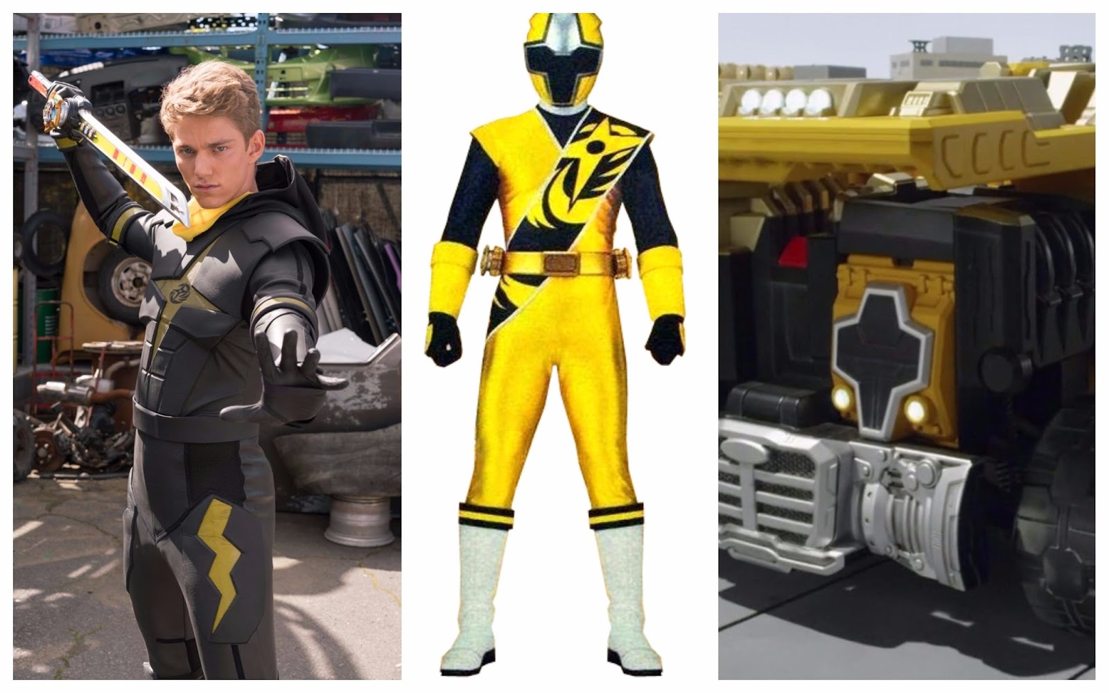 Os Rangers e os Zords de “Power Rangers Ninja Steel”