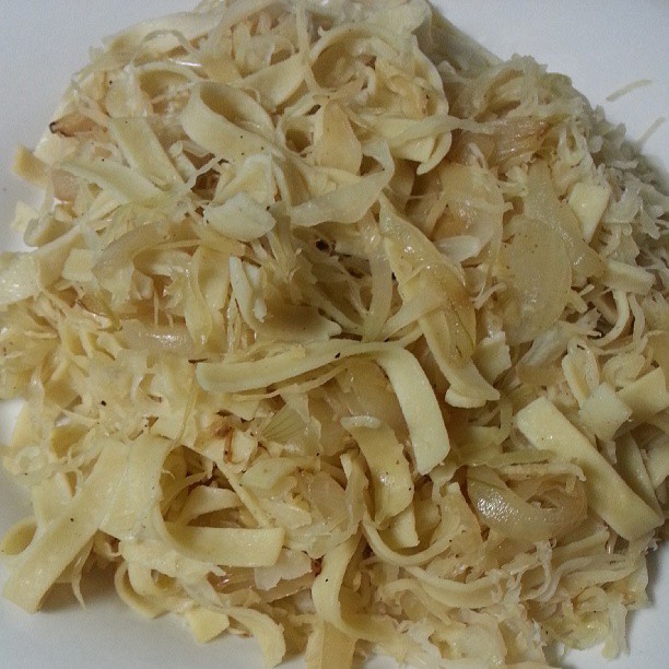 Shannon's Lightening the Load: Inside Out Sauerkraut Pierogi Pasta (Take 2)