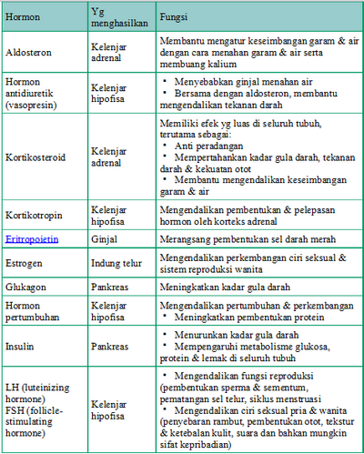 sikkahoder: Mengenal jenis dan klasifikasi Hormon dalam tubuh manusia