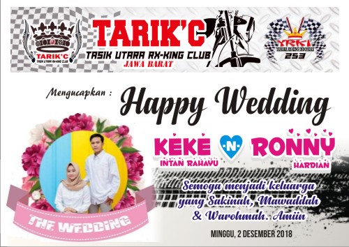 Download Banner Wedding Format CDR - KARYAKU