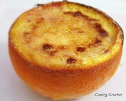 Cooking Creation: Orange Creme Brulee - Broiled or Torched