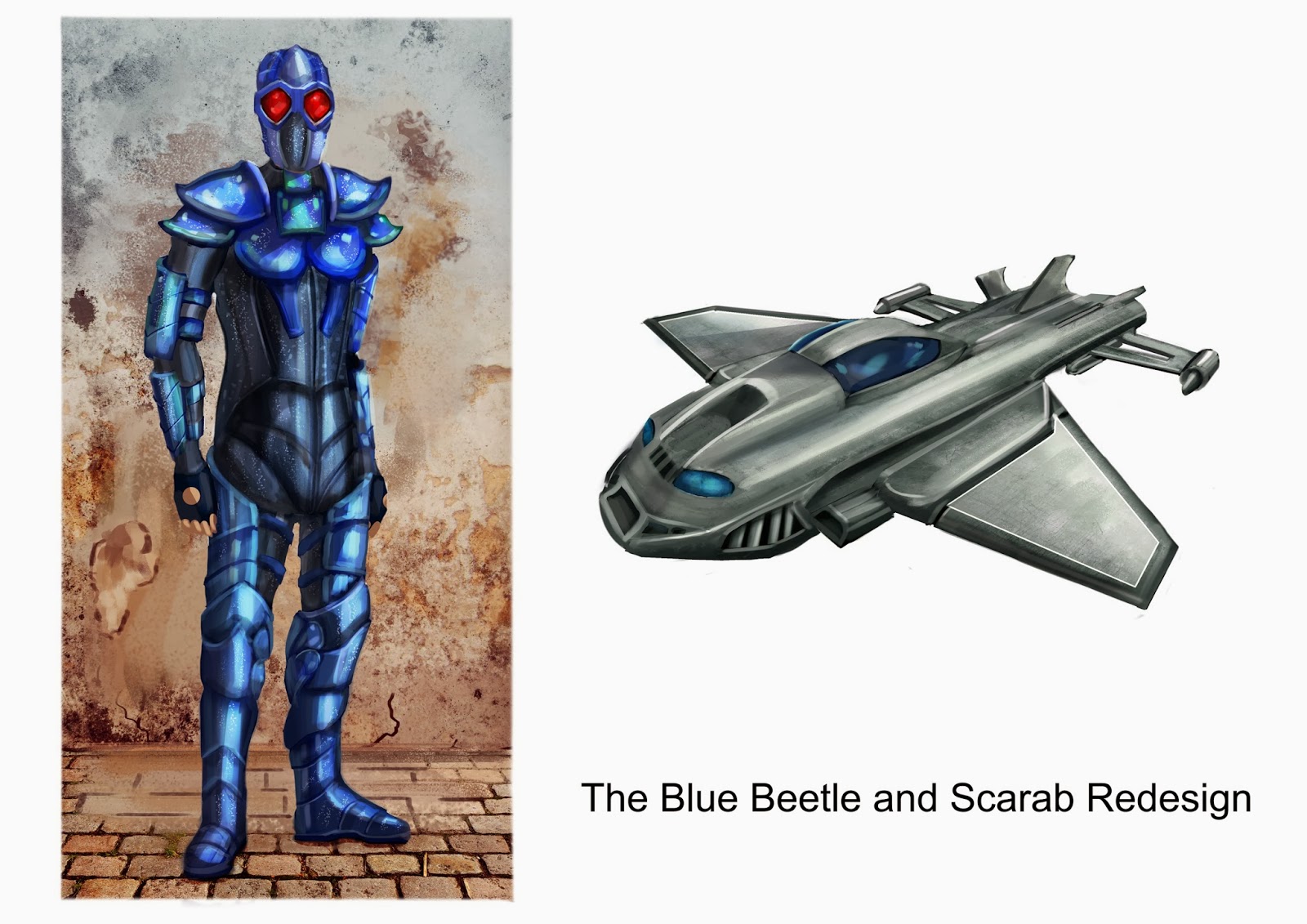 Chris Reilly_Character and Environment design: Blue Beetle final ...