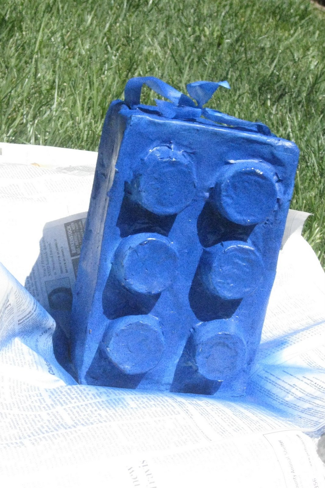 Cindy deRosier: My Creative Life: Lego Party: Making a Lego Pinata